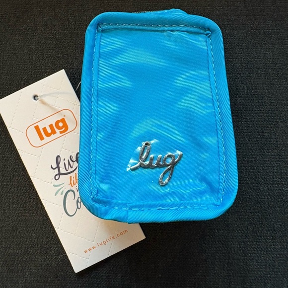 lug | Bags | Lug Drizzle Mini Zip Storage Pouch Bag Sky Blue Neon ...